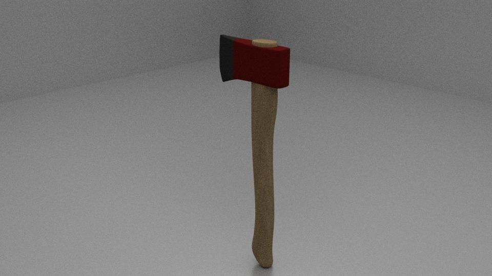 3D model Simple Low Poly Axe VR / AR / low-poly | CGTrader