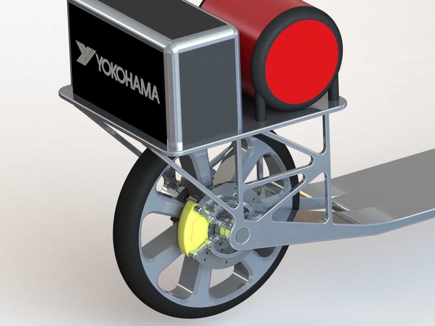 Electric Scooter Project 3D model | CGTrader