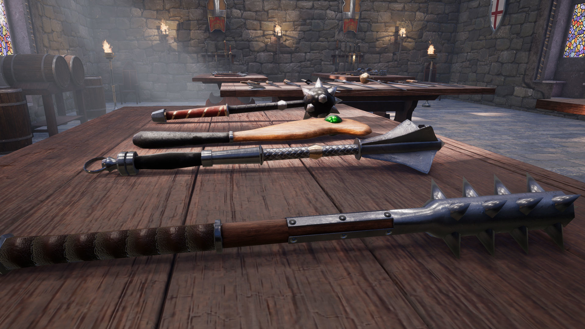 3D model Fantasy Paladin Weapons VR / AR / low-poly rigged | CGTrader