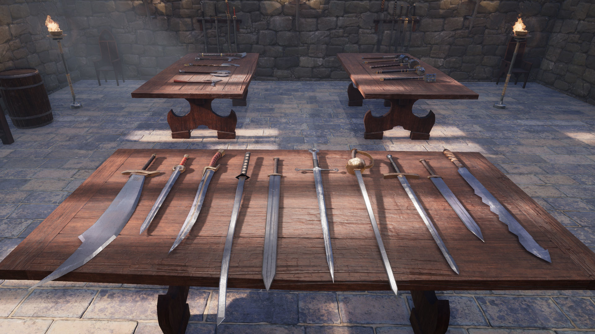 3D model Fantasy Paladin Weapons VR / AR / low-poly rigged | CGTrader