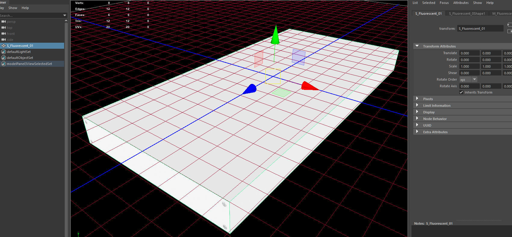 3D model Fluorescent Light - grid-type - PBR - Game Ready VR / AR / low ...