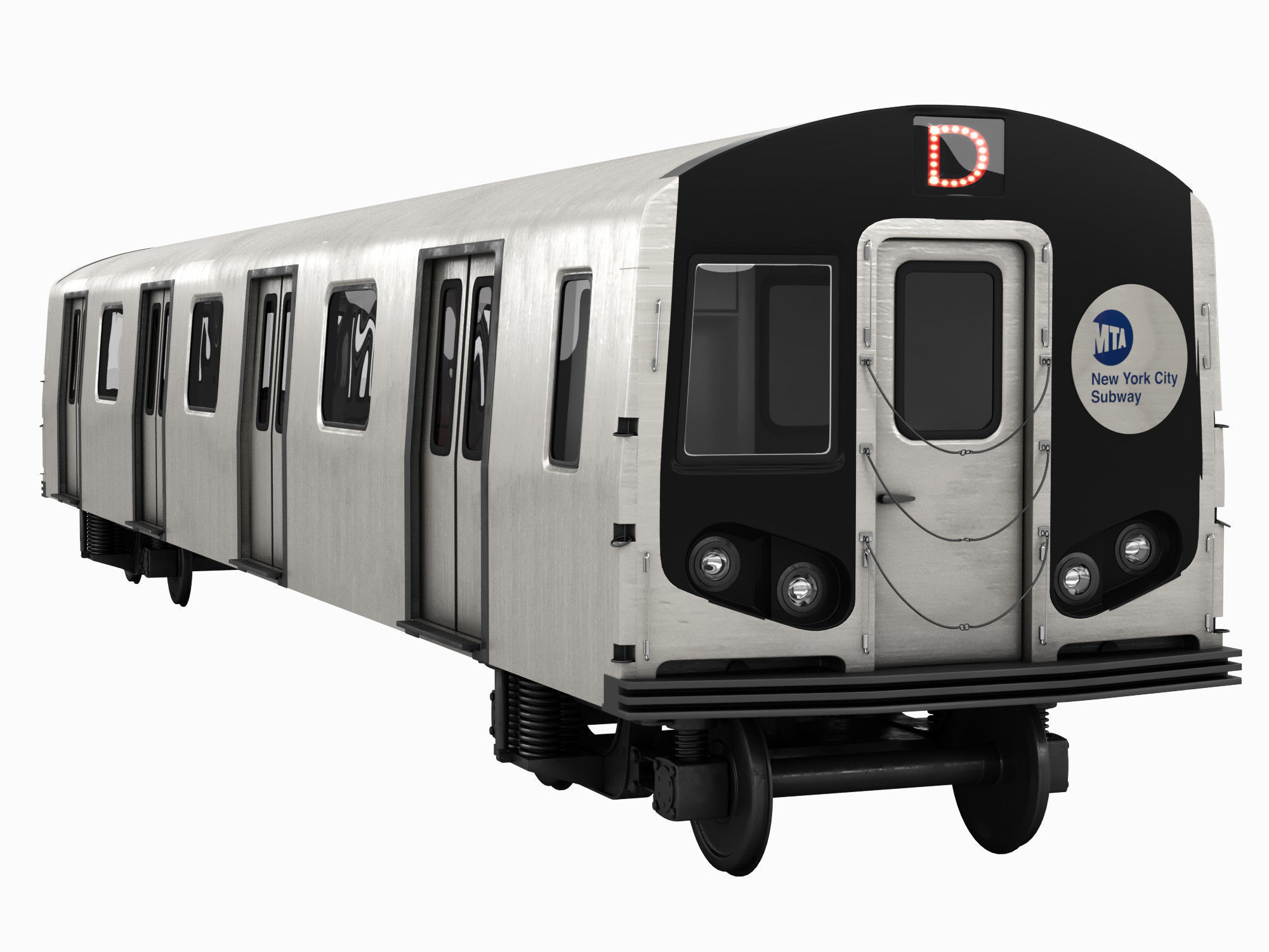 3D model NYC Subway Train rail | CGTrader