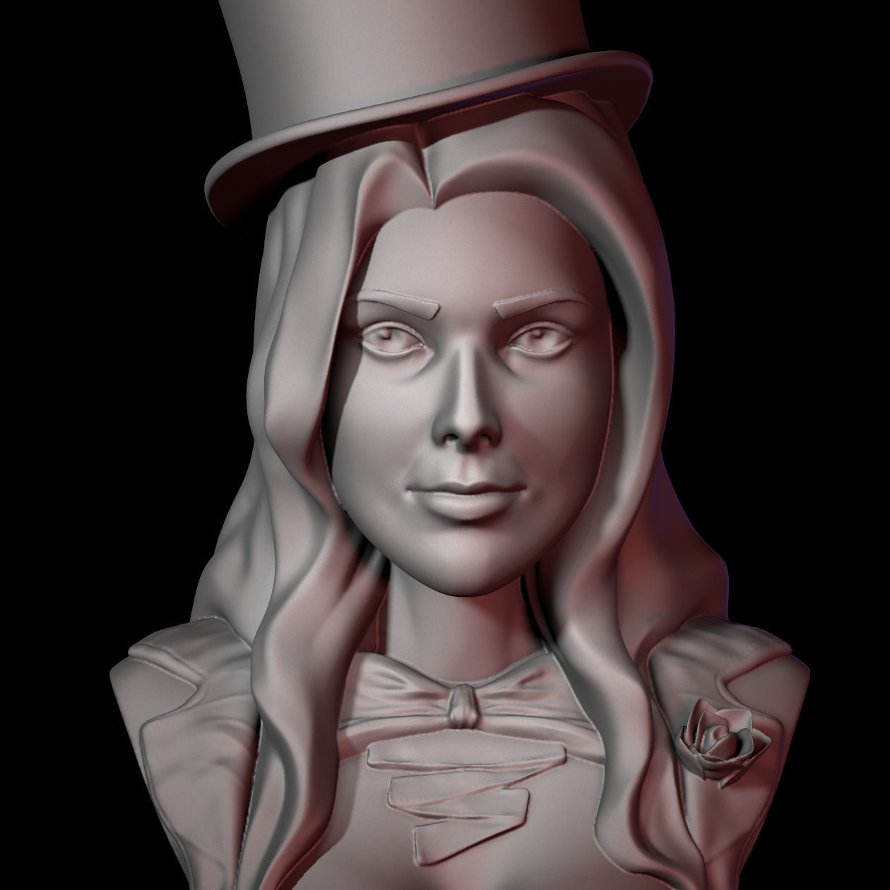 Bust - Zatanna Zatara 3D model 3D printable | CGTrader