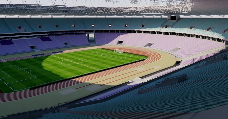 3D model Stade Olympique de Rades - Tunisia VR / AR / low-poly | CGTrader