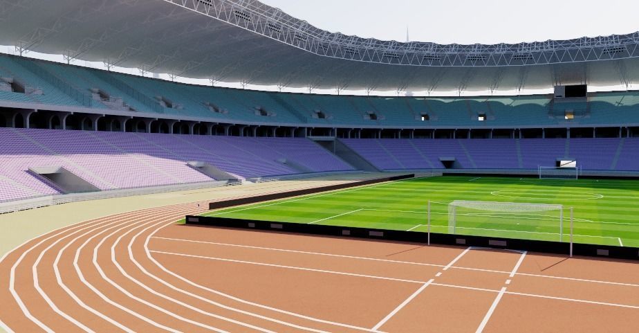 3D model Stade Olympique de Rades - Tunisia VR / AR / low-poly | CGTrader
