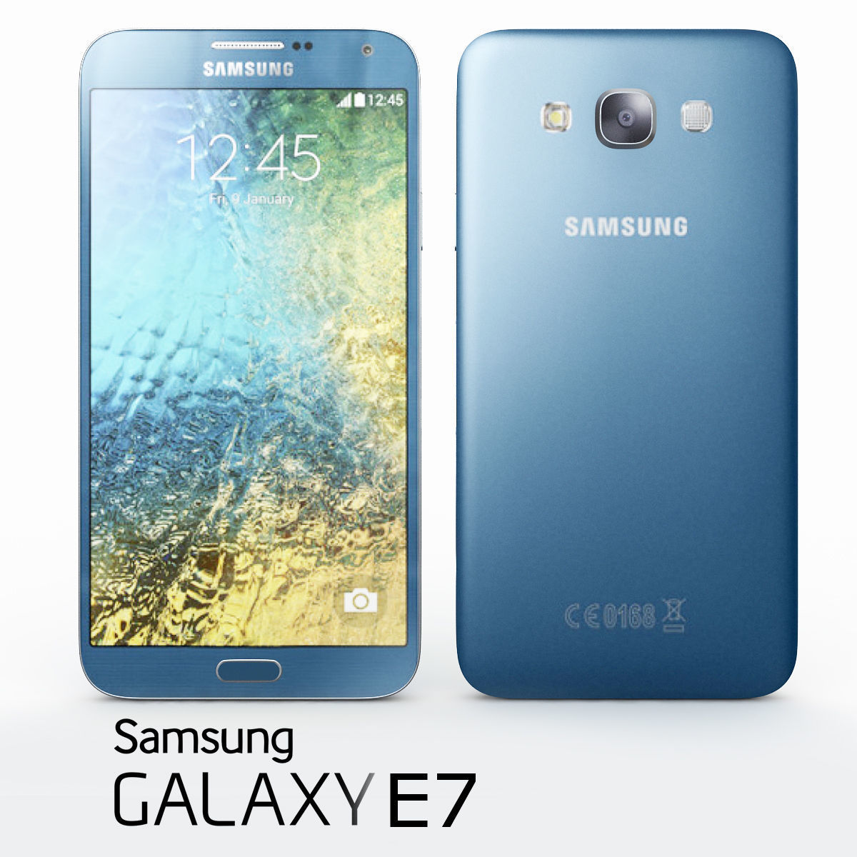 3D model Samsung Galaxy E7 Blue | CGTrader