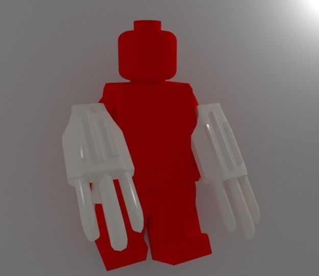 lego claws free 3D model | CGTrader