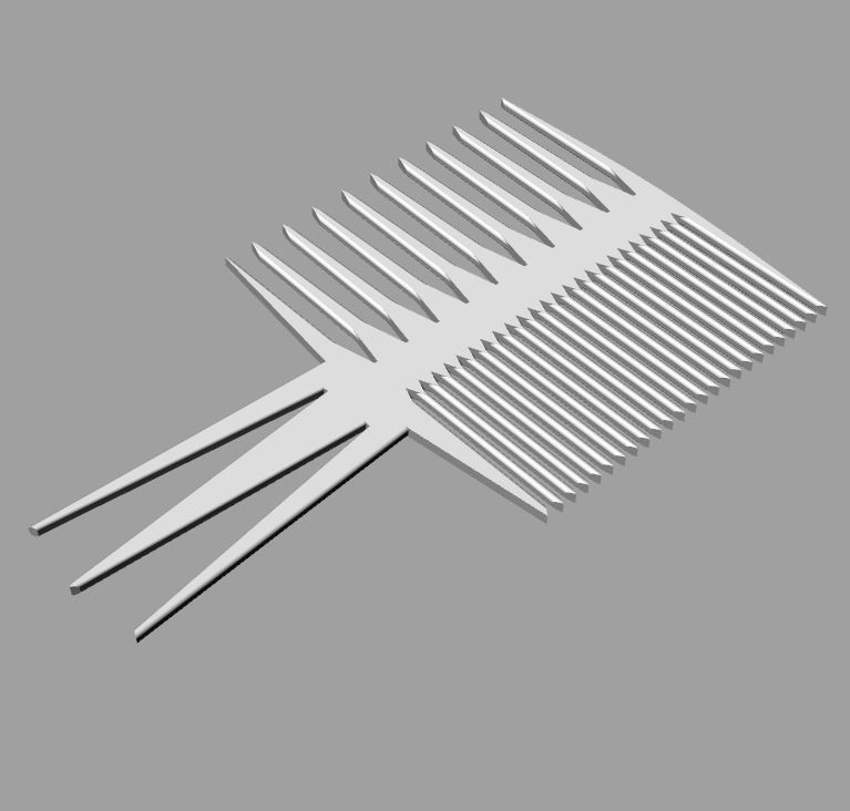 Perfect Comb free 3D model 3D printable | CGTrader