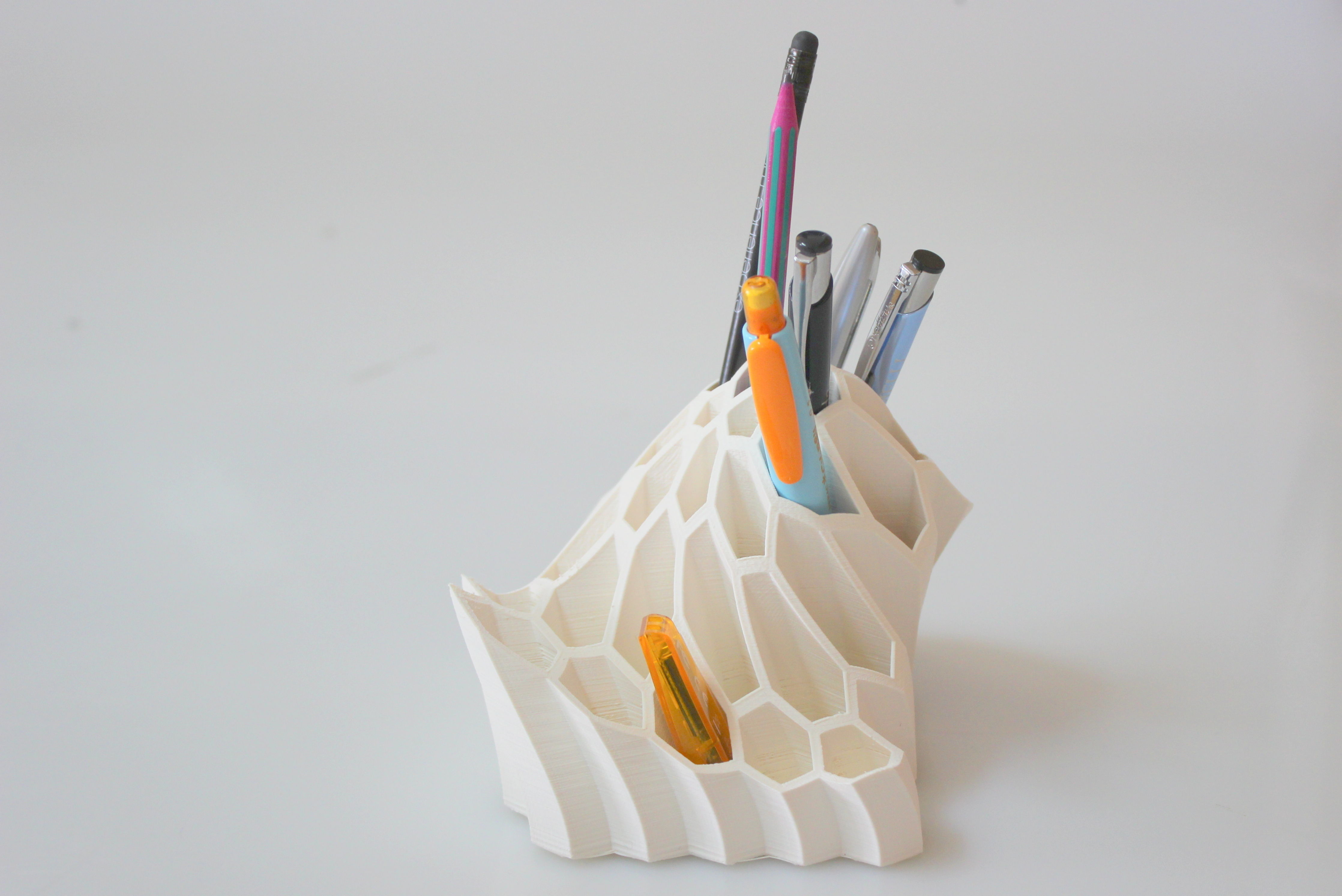 Pen or pencil holder free 3D model 3D printable | CGTrader