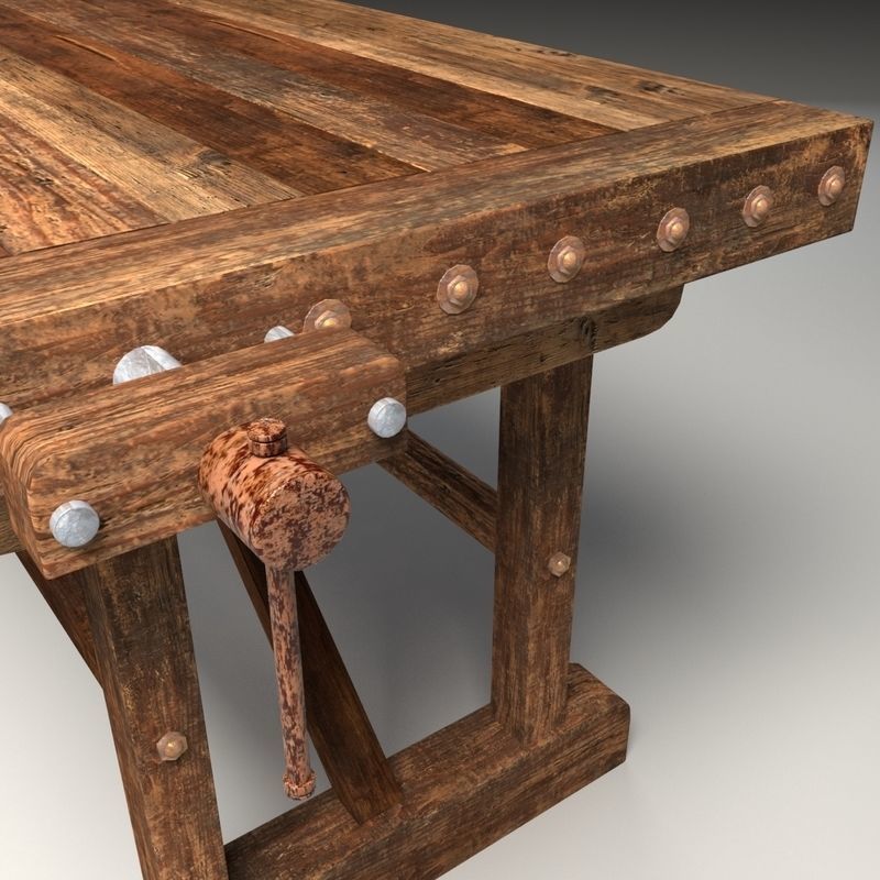 3D model Workbench - VR / AR / low-poly | CGTrader