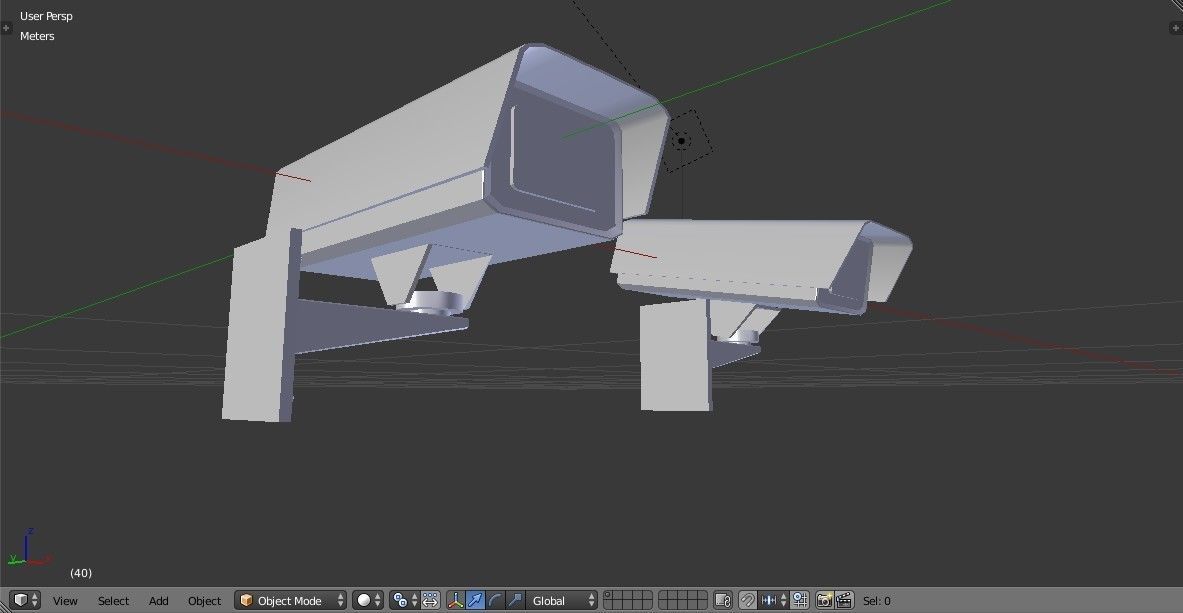 3D model Security Cam - Surveillance Camera VR / AR / low-poly | CGTrader