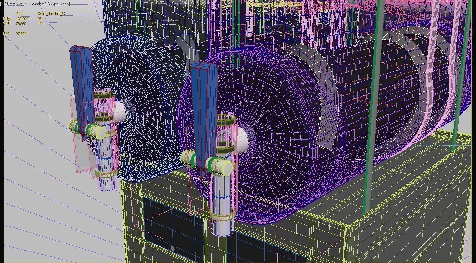 Slush Machine 3D model | CGTrader