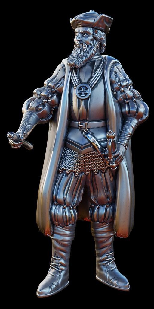 Vasco da Gama 3D model 3D printable | CGTrader