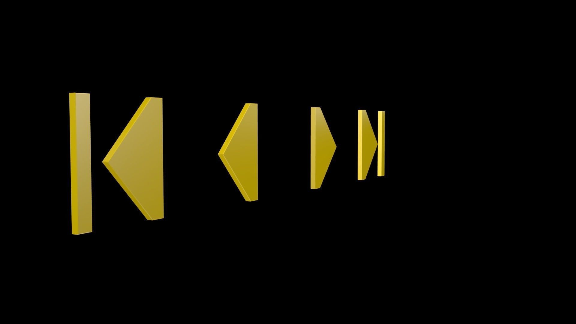 3D model Low poly arrow symbols 1 VR / AR / low-poly | CGTrader