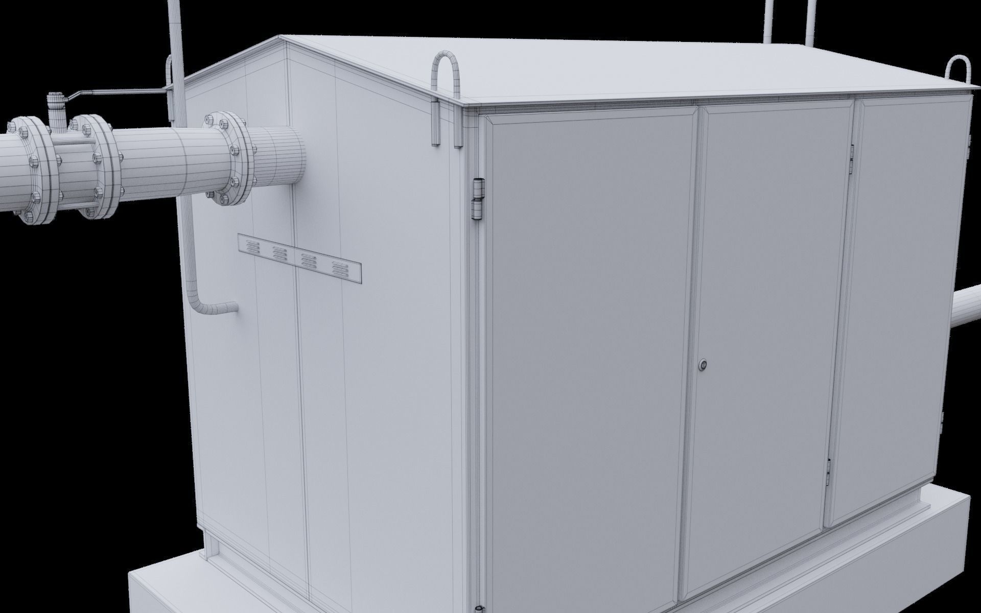 3D model Gas distributor station VR / AR / low-poly | CGTrader