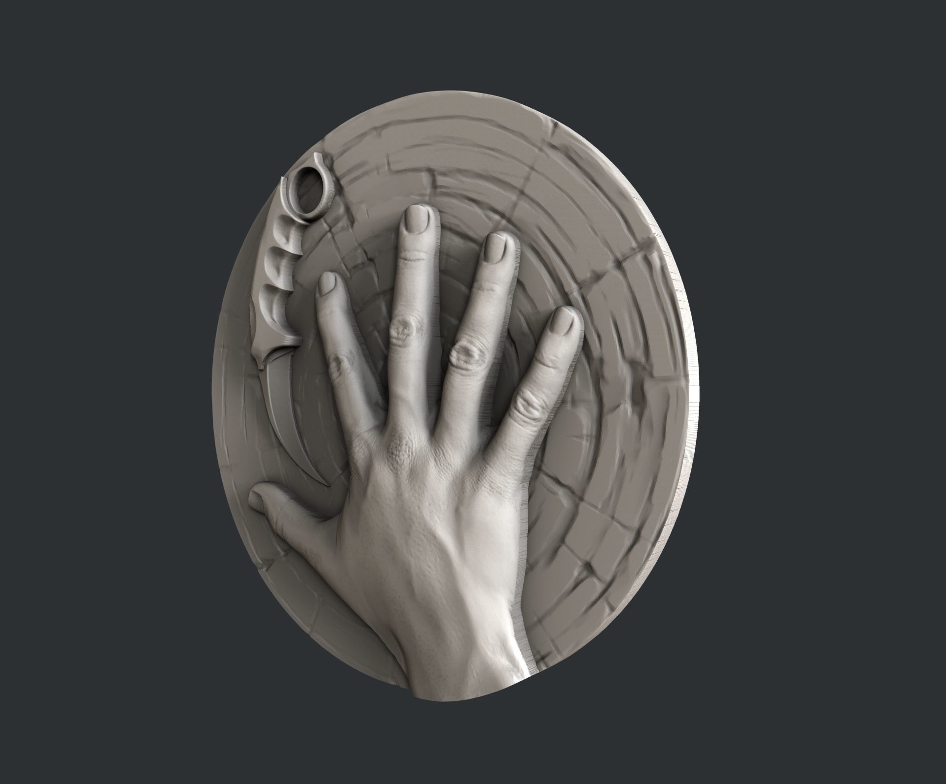 3d STL models for CNC hand knife 3D model | CGTrader