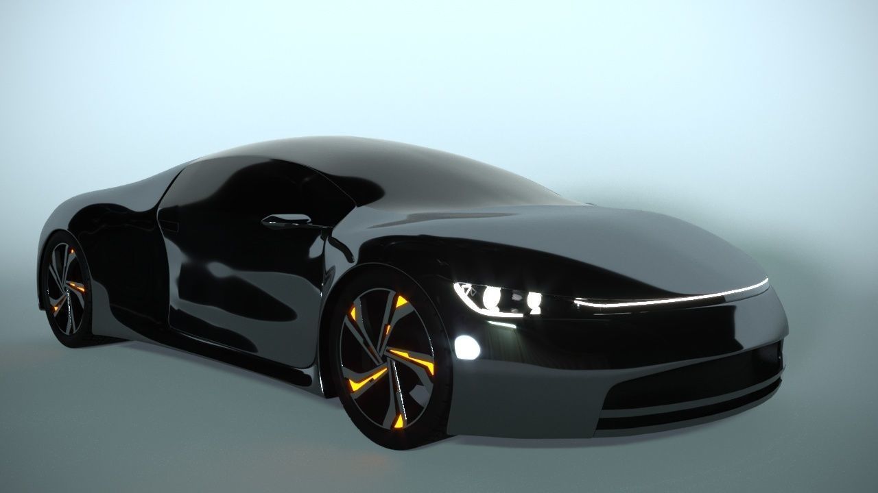 Supercar 3D model | CGTrader