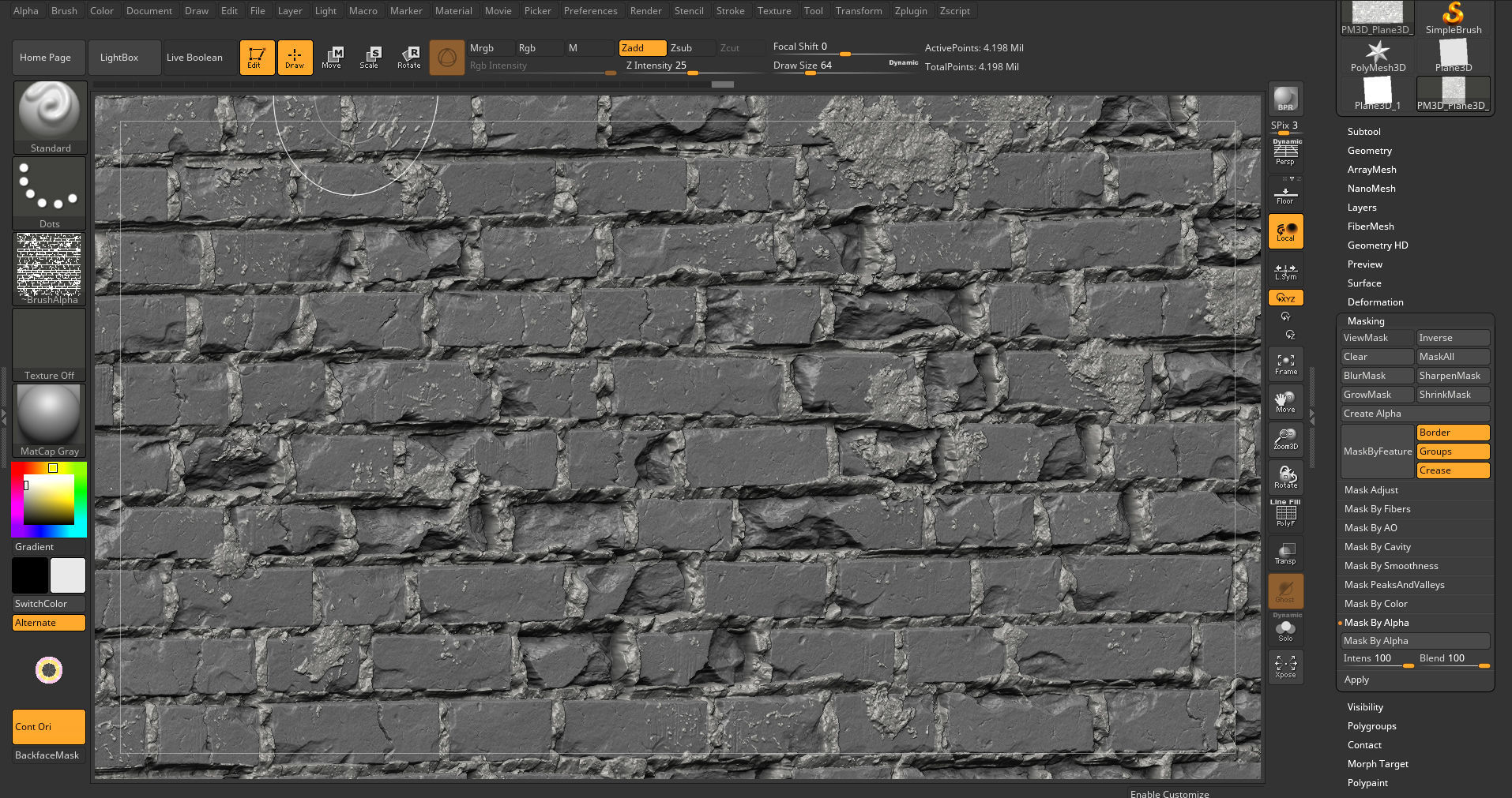 Brick wall material generators Texture | CGTrader