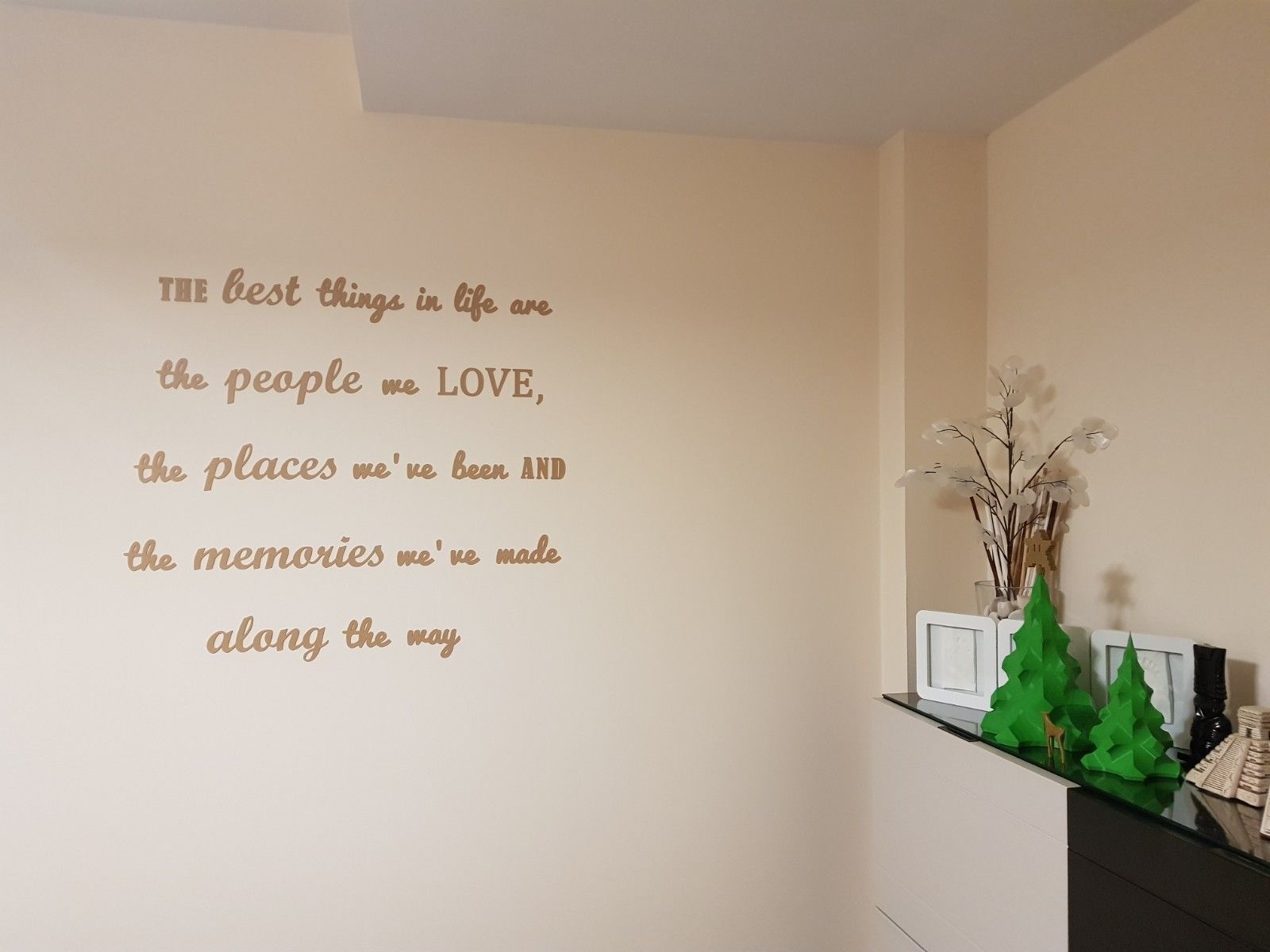 Decoration Wall Sentence 3D model 3D printable | CGTrader