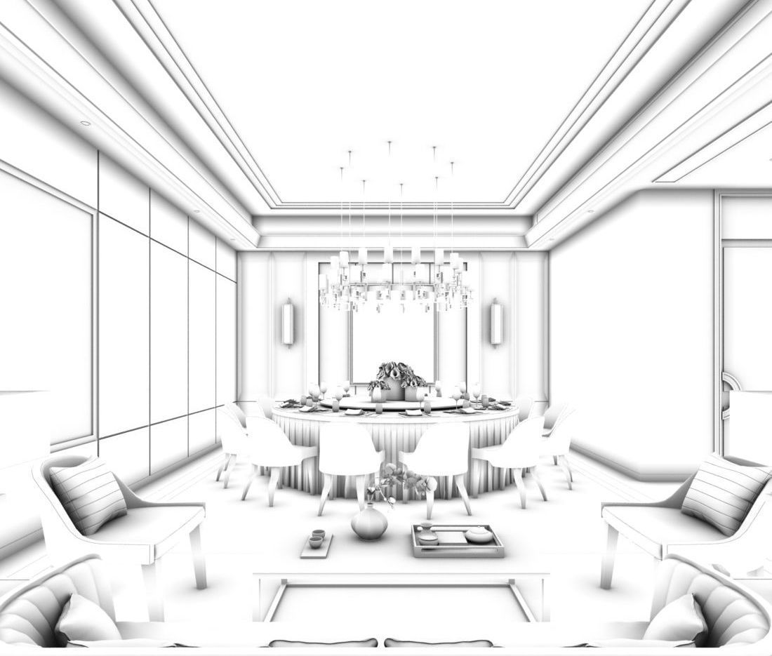 Business Restaurant - Coffee - Banquet 63 3D model | CGTrader