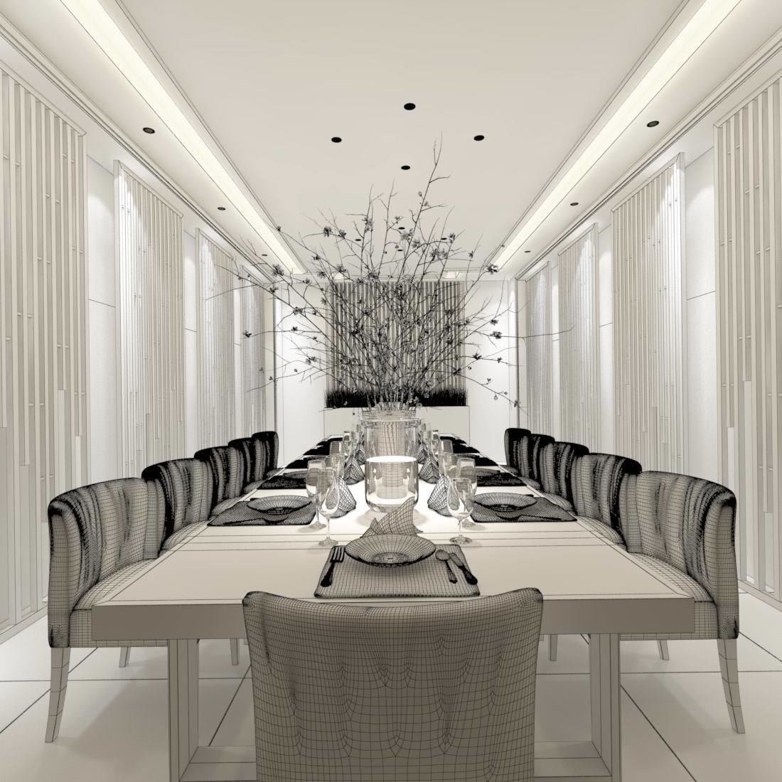 Business Restaurant - Coffee - Banquet 68 3D model | CGTrader