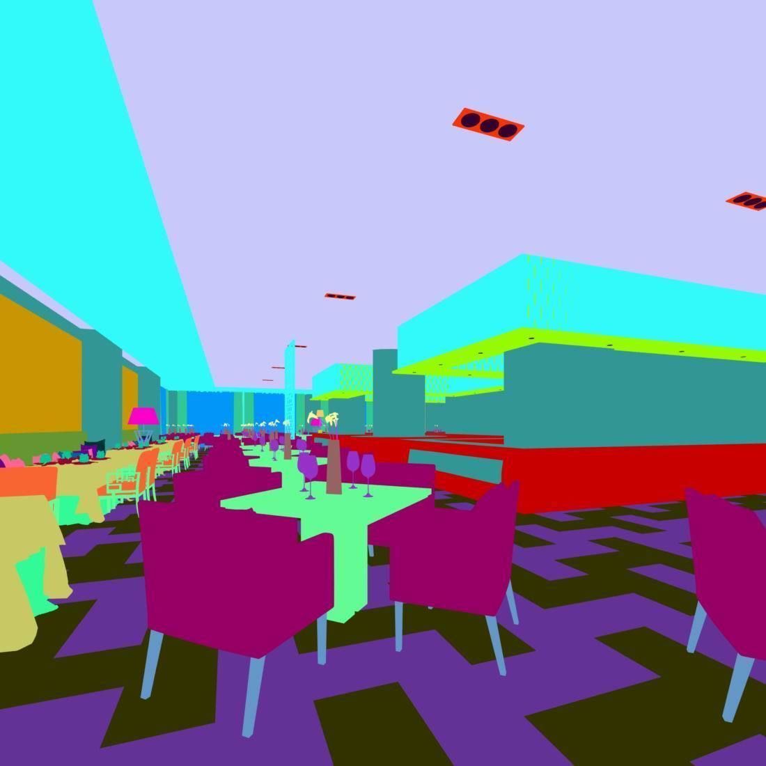 Business Restaurant - Coffee - Banquet 81 3D model | CGTrader