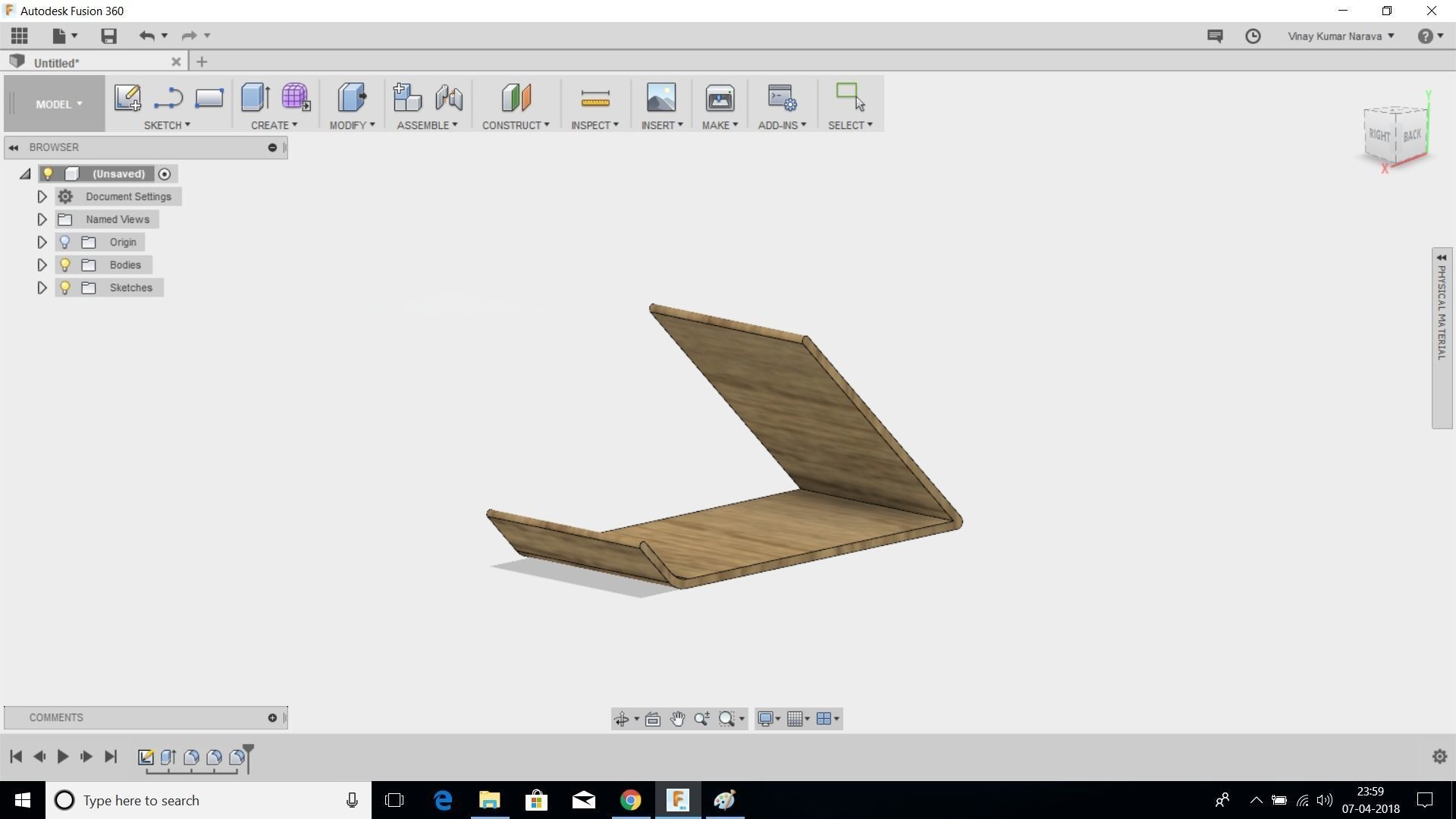 wooden mobile stand 3D model 3D printable | CGTrader