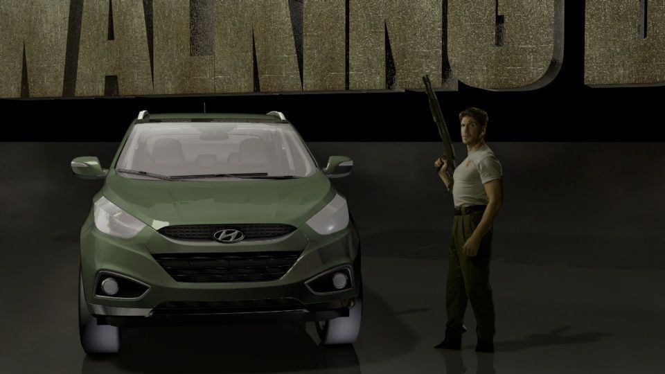 Walking dead Shane set 3D model | CGTrader