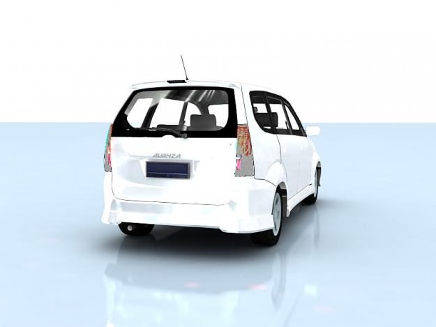 Toyota Avanza 3D model animated rigged | CGTrader