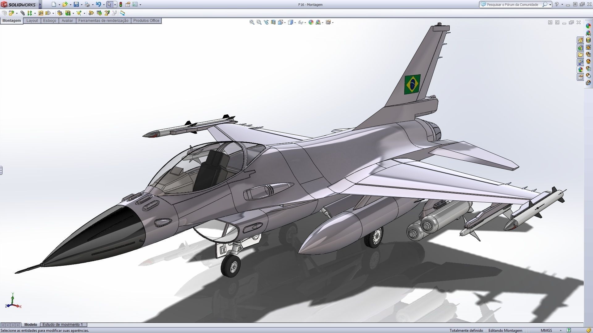 F-16 Fighting Falcon free VR / AR / low-poly 3D model animated | CGTrader