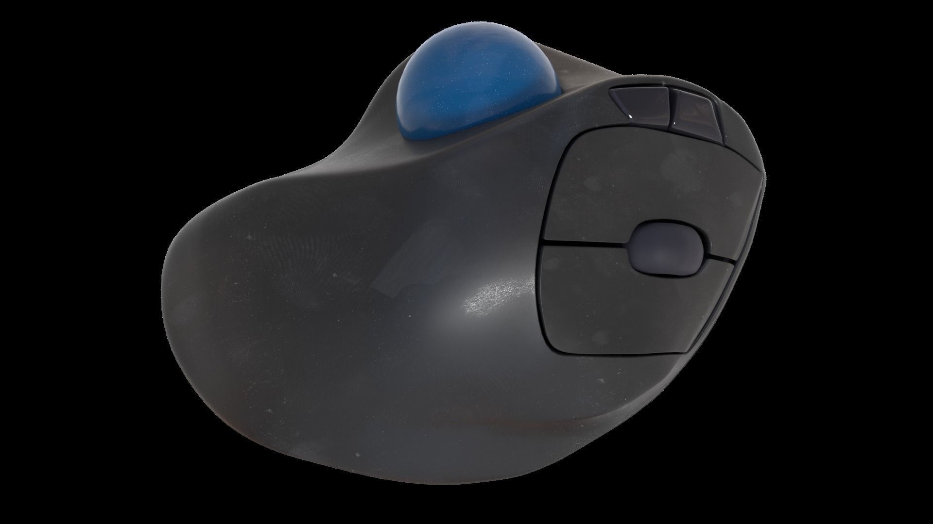 Realistic Logitech Trackball Mouse 3d Model 3D model | CGTrader