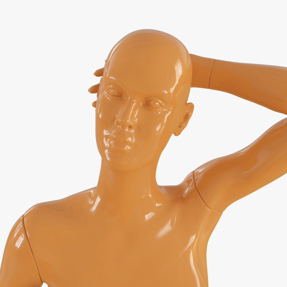 Realistic female mannequin 3D model | CGTrader