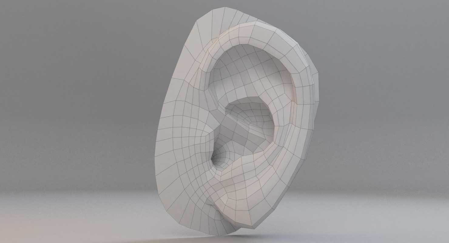 3D model Human Ear VR / AR / low-poly | CGTrader