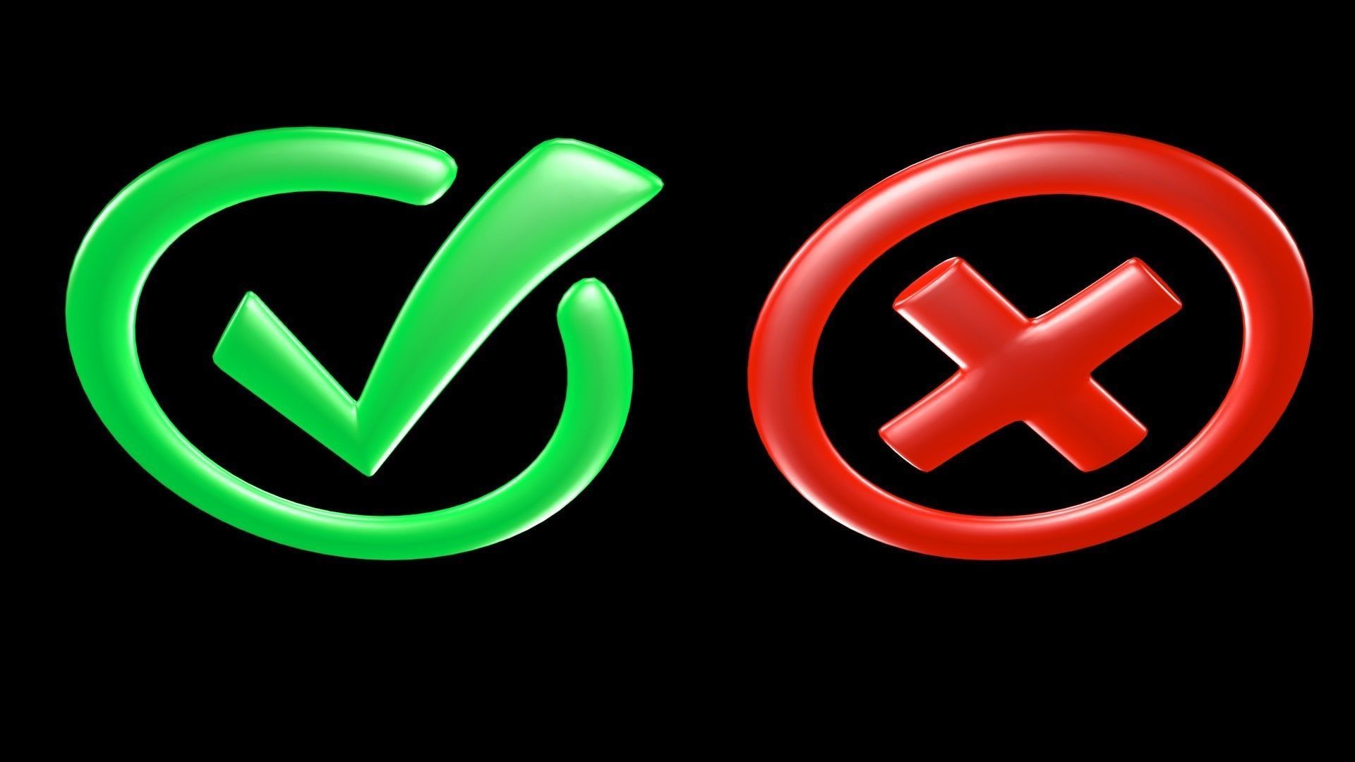 Check mark 3 3D model | CGTrader