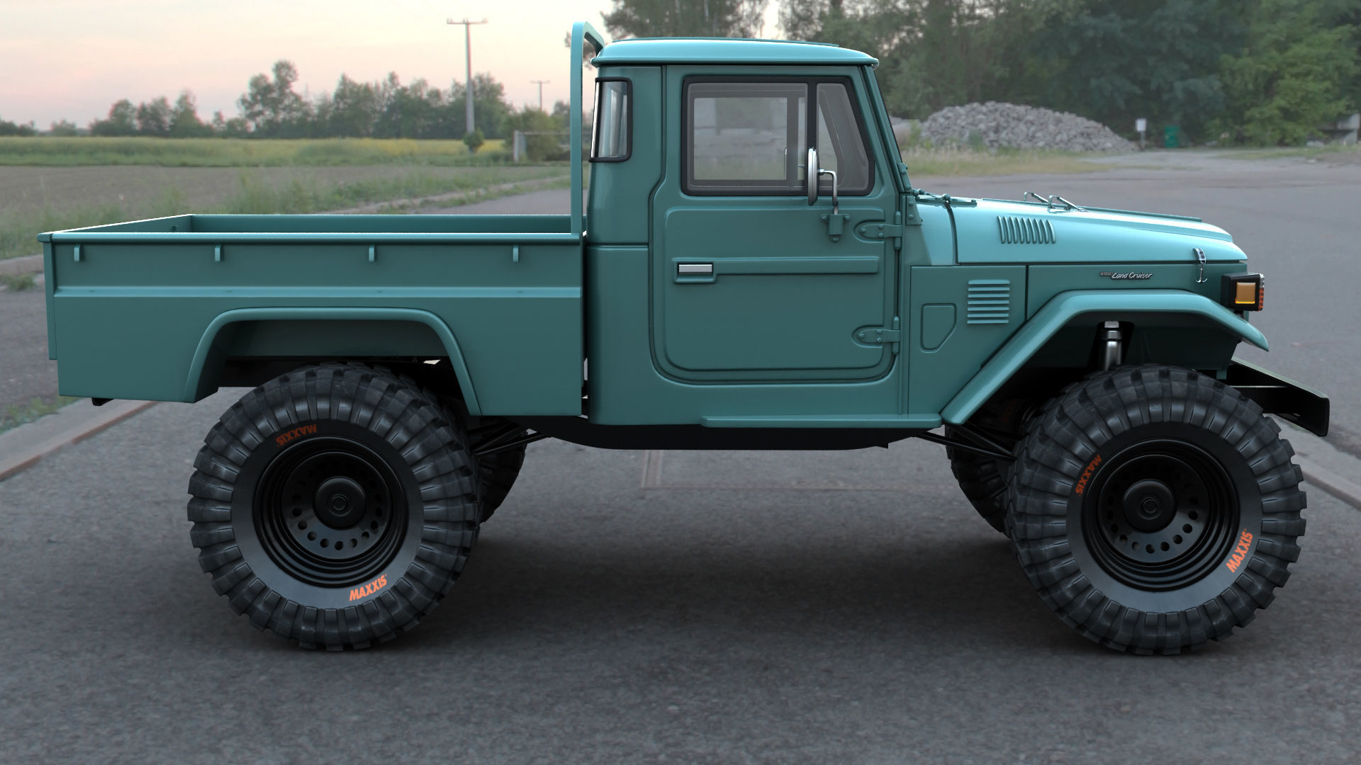 Toyota FJ 45 3D model | CGTrader