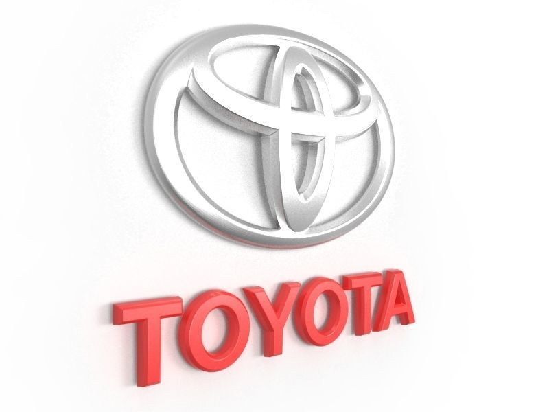 Toyota Logo 3D 3D model | CGTrader