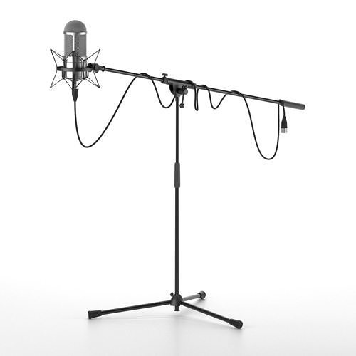 Microphone With Stand Drawing