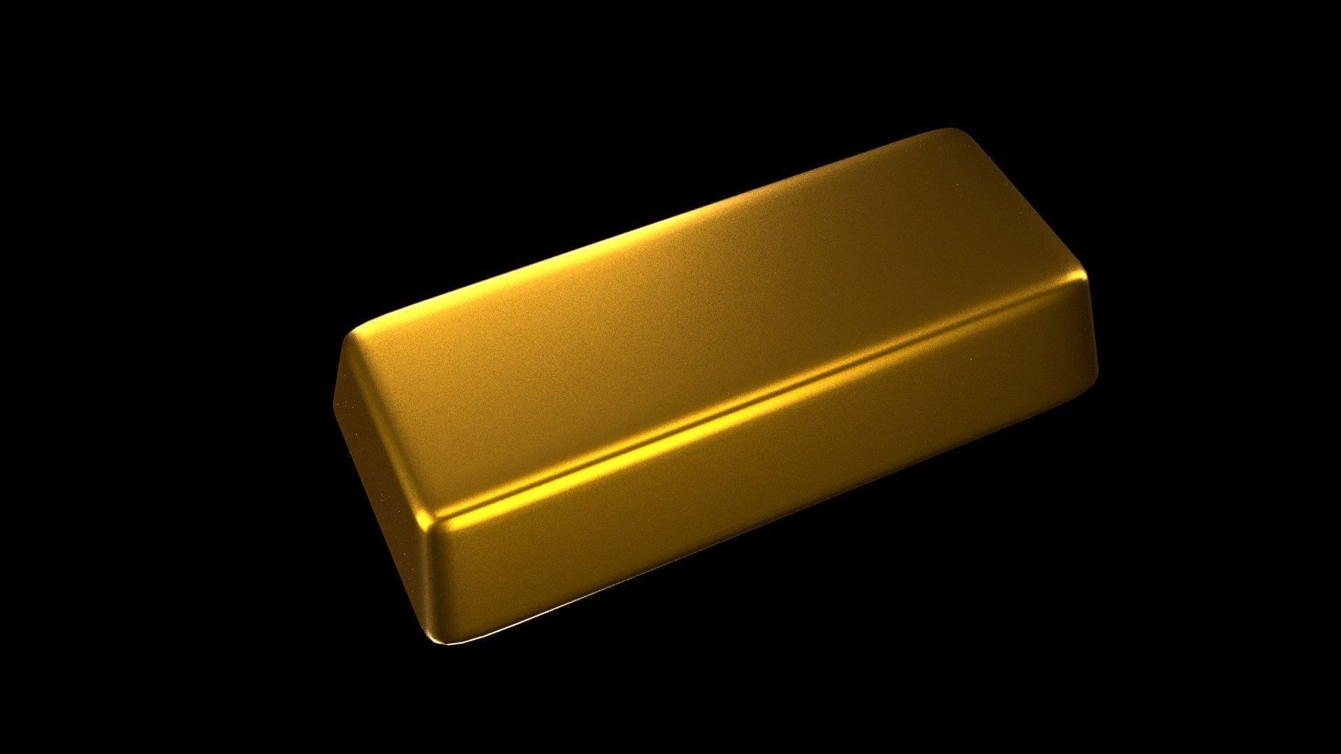 Gold bar 3D model | CGTrader