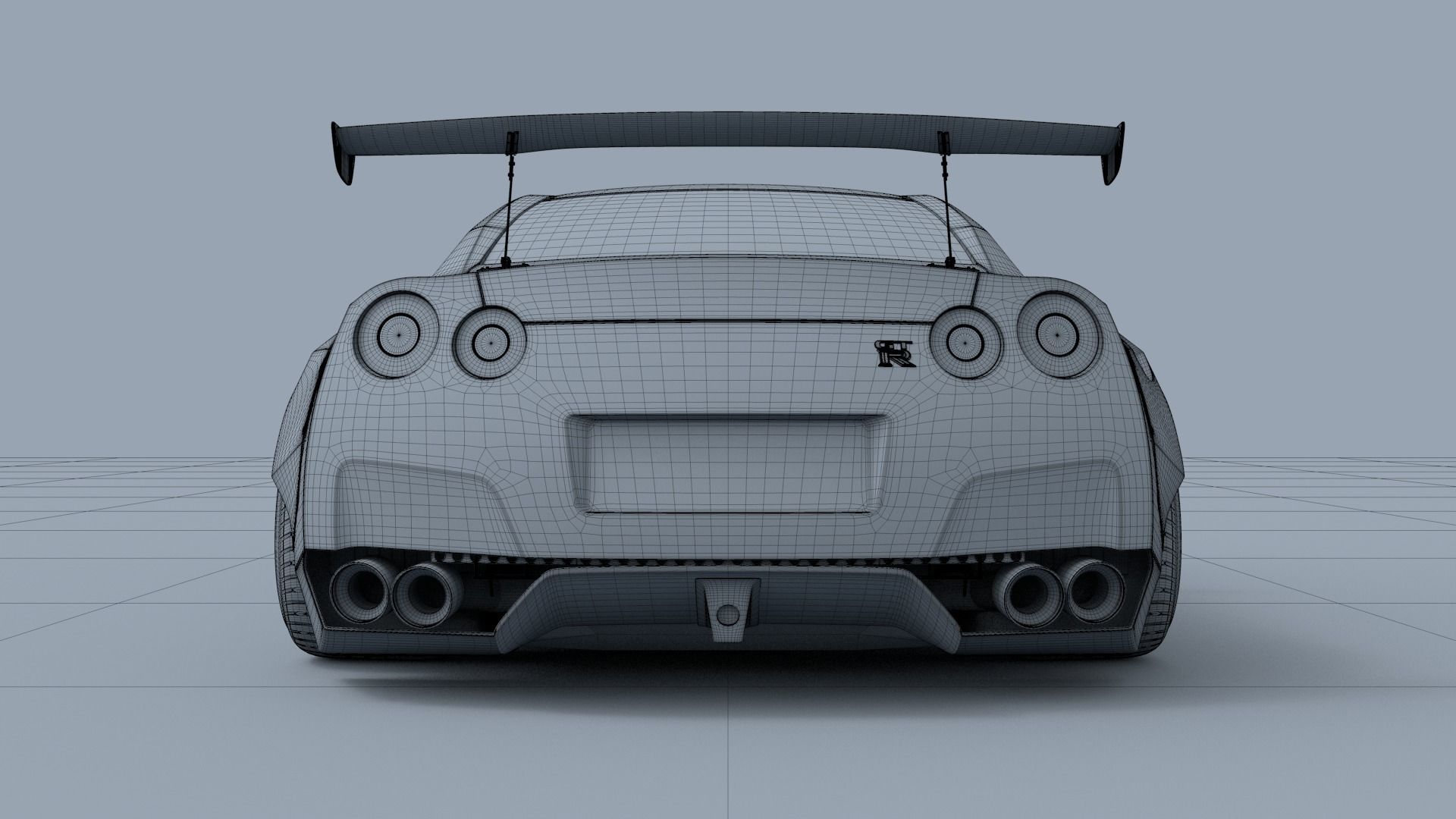 nissan GTR-R35 pandem 3D model | CGTrader