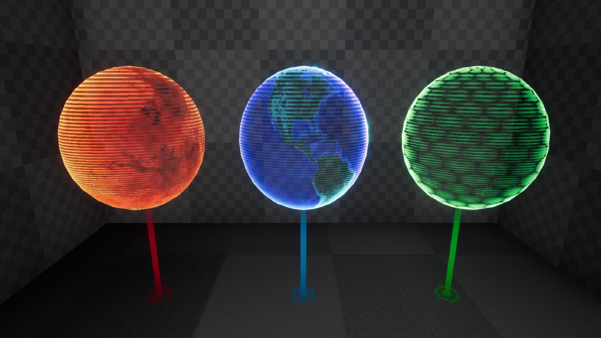 3D model Sci-Fi Particle Projectile FX Pack VR / AR / low-poly | CGTrader