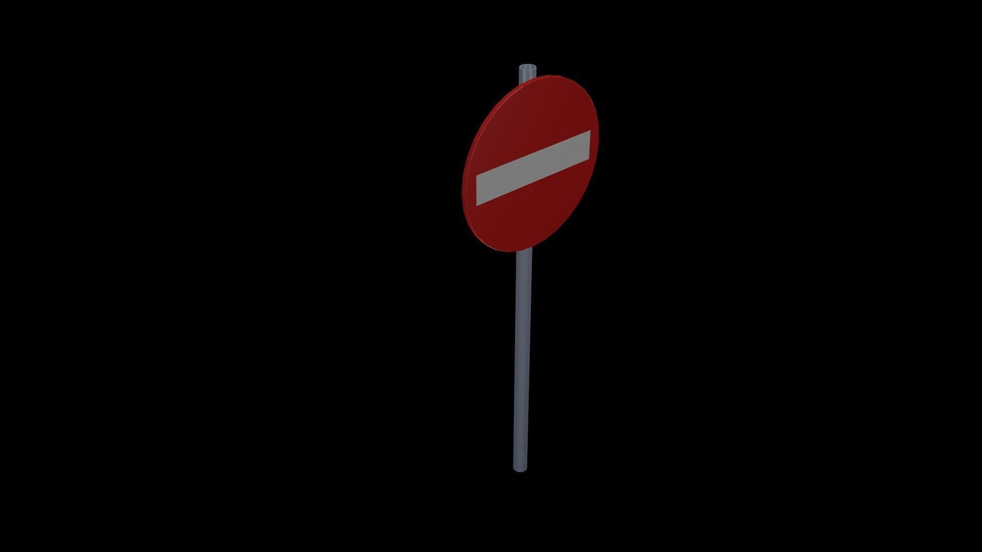 3D model Low poly road sign VR / AR / low-poly | CGTrader