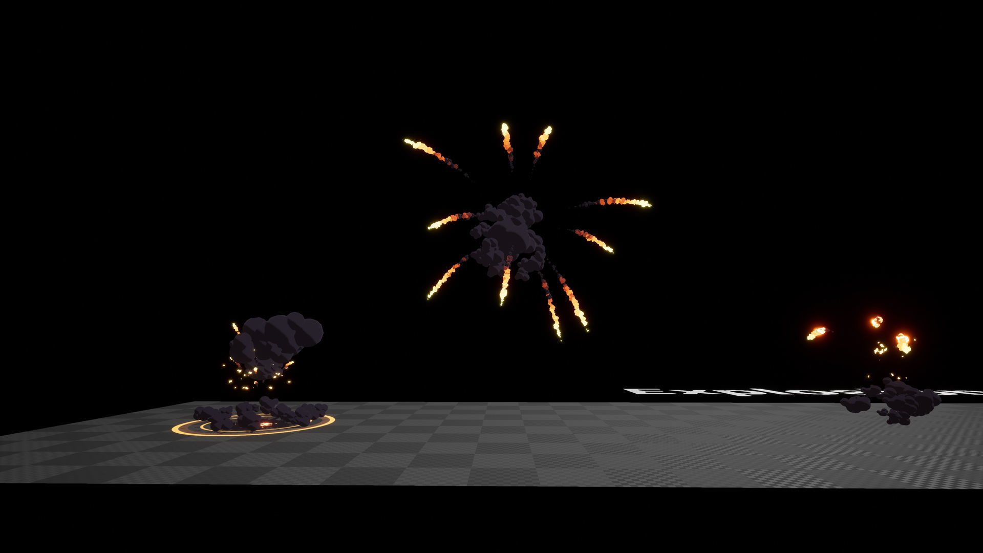 3D model Cartoony Impact - Stylized Particle Simulation VR / AR / low ...