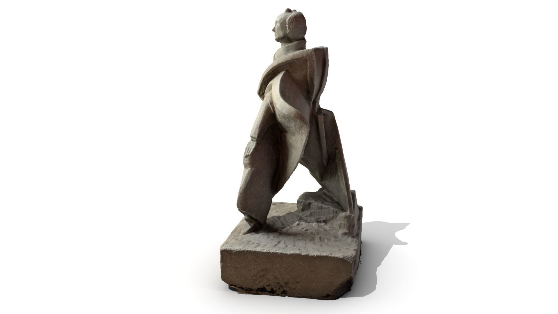 Stone Samurai Statue 3D Scan 3D model | CGTrader