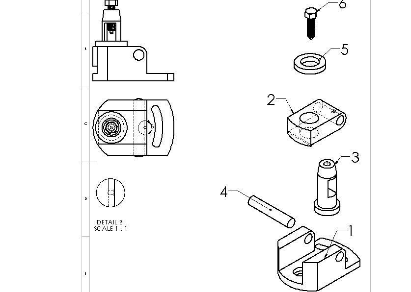 Engineering drawing FOR BEGINNER free 3D model | CGTrader