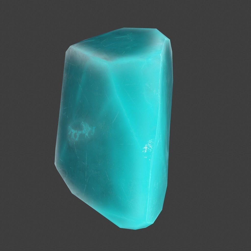 3D model crystal stone VR / AR / low-poly | CGTrader