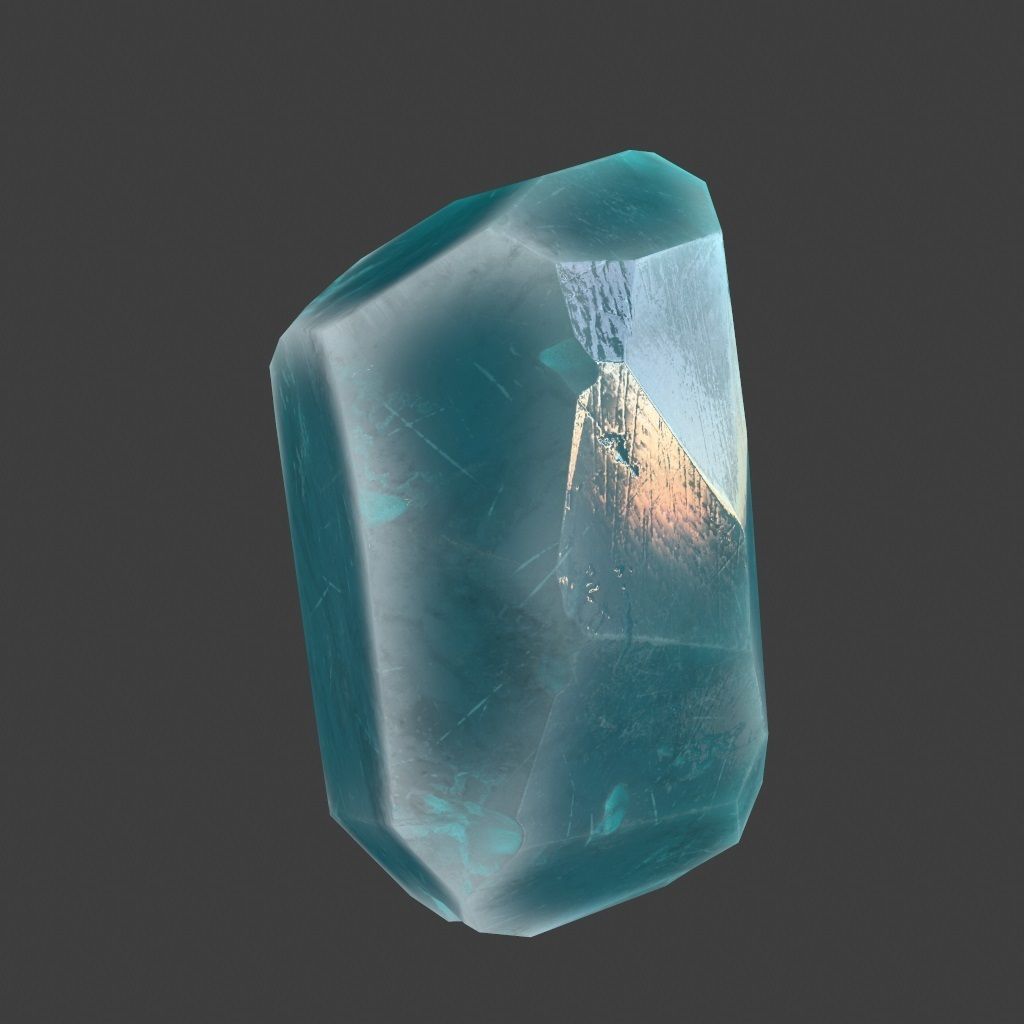 3D model crystal stone VR / AR / low-poly | CGTrader