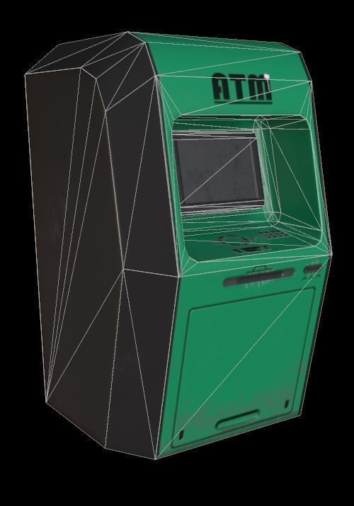 3D model ATM gameready VR / AR / low-poly | CGTrader
