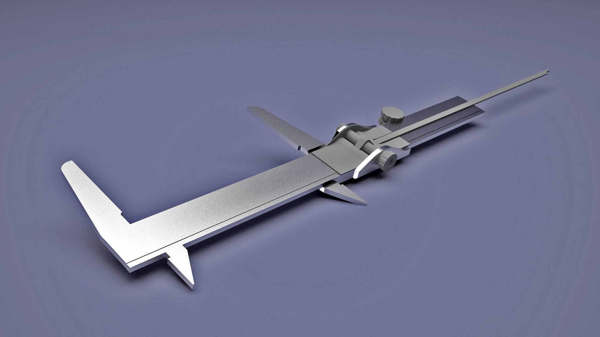 Vernier Caliper 3D model | CGTrader