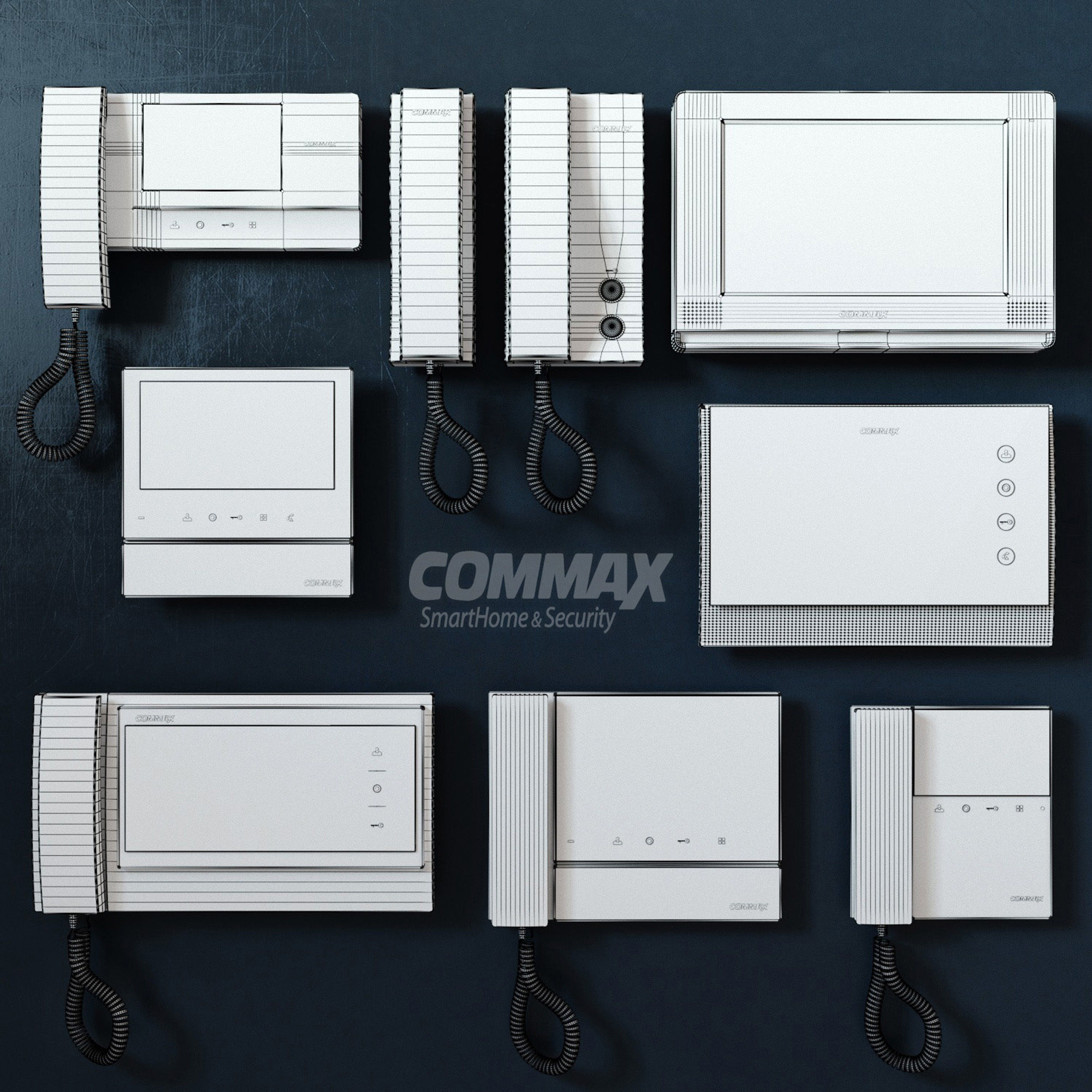 Intercom Commax 3D model | CGTrader