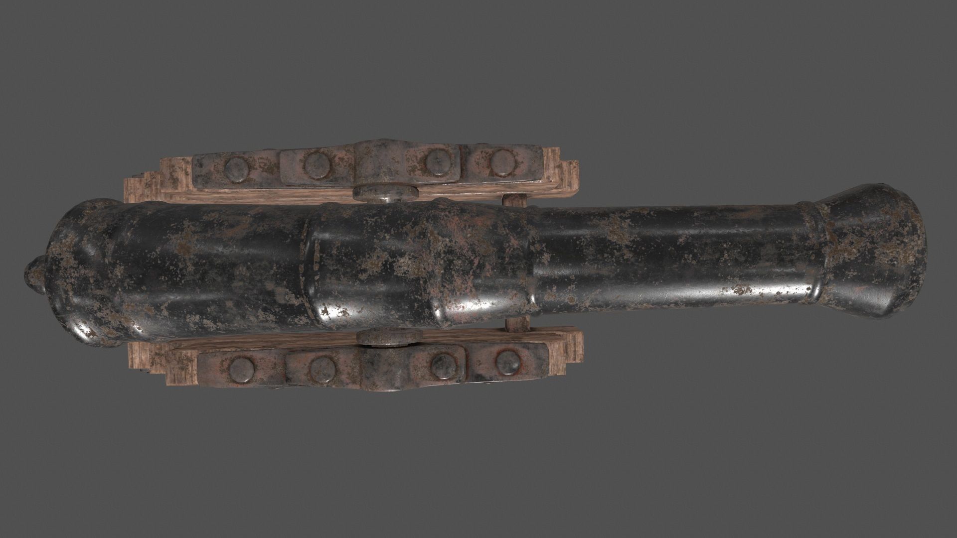 3D model old canon VR / AR / low-poly | CGTrader